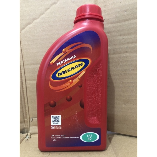 Jual OLI MESIN MESRAN SAE40 1000ML PERTAMINA | Shopee Indonesia
