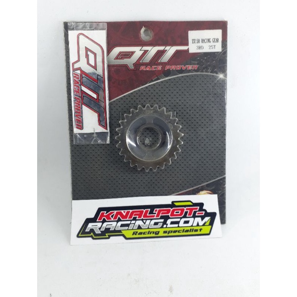 Jual Gigi Rasio QTT Kawasaki Ninja ZX 3RD 25T QTT Racing | Shopee Indonesia