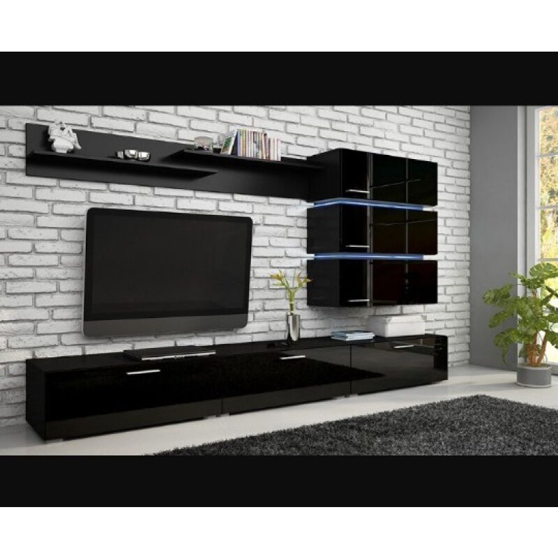 Jual Backdrop tv shelves tv rak tv lemari tv rak minimalis klasik ...