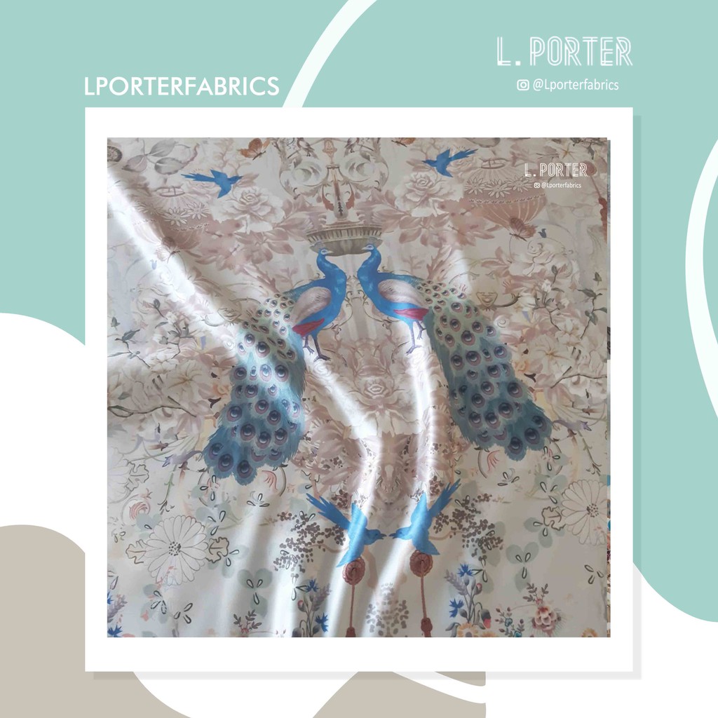 Jual Kain Qipao I Kain Cheongsam I Kain Motif Concord - Bahan sateen ...