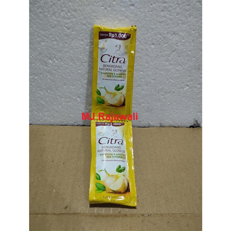 Jual Citra Bengkoang Hand and Body Sachet 9 ml - Renceng | Shopee Indonesia