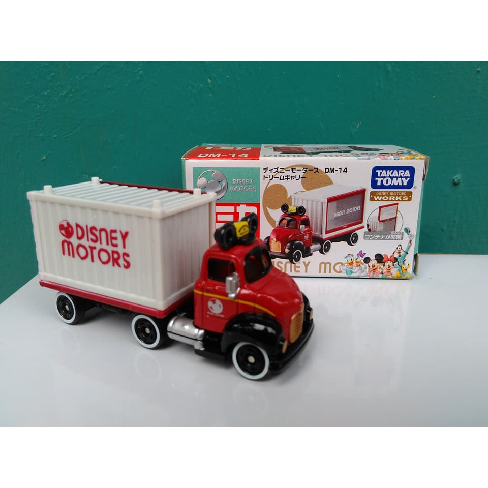 Jual Tomica Disney Motors Dm-14 Dream Carry mickey truck Diecast Miniatur mobil Takara tomy ...