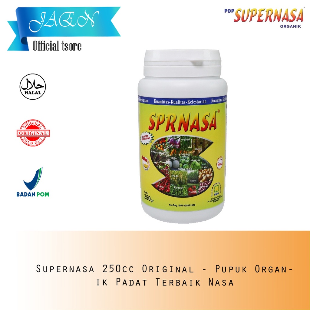 Jual Supernasa 250cc Original - Pupuk Organik Padat Terbaik Nasa 250 gr | Shopee Indonesia