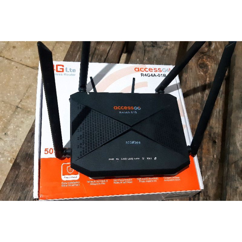 Jual roter wifi dan modem accesgo R4G4A-01B | Shopee Indonesia