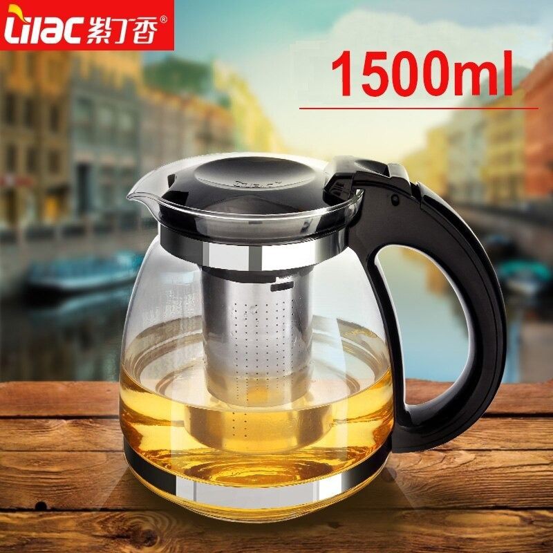 Jual Teko Tea Pot Saringan Minimalis 1500 ML H1600 Transparan | Shopee ...