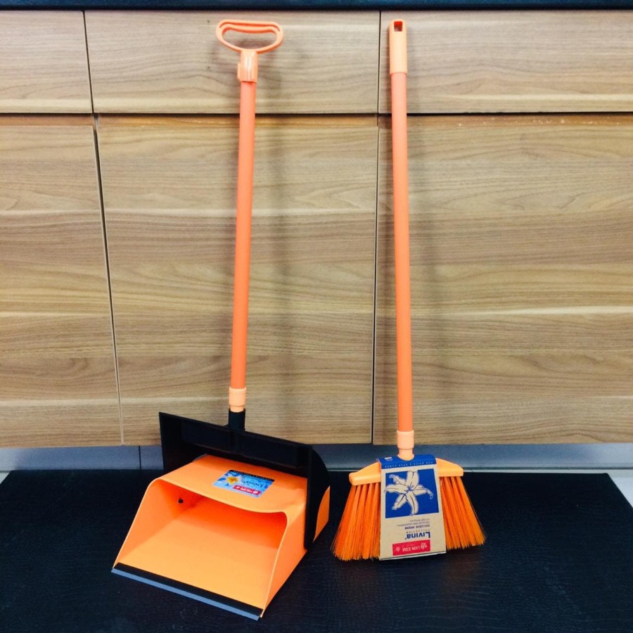 Jual Dustpan Set / Sapu +Pengki Vivian 130 Lionstar DP-16 + bubble wrap ...