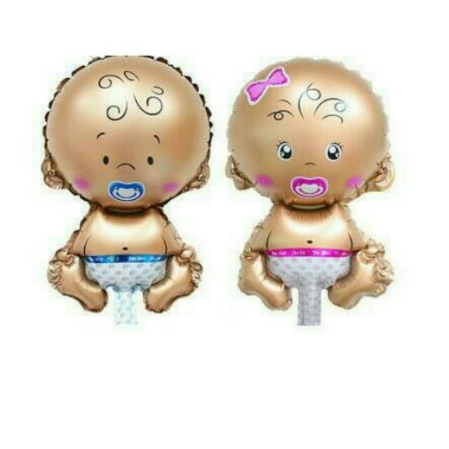 Jual Balon Foil Bayi / Baby Boy & Baby Girl Mini | Shopee Indonesia