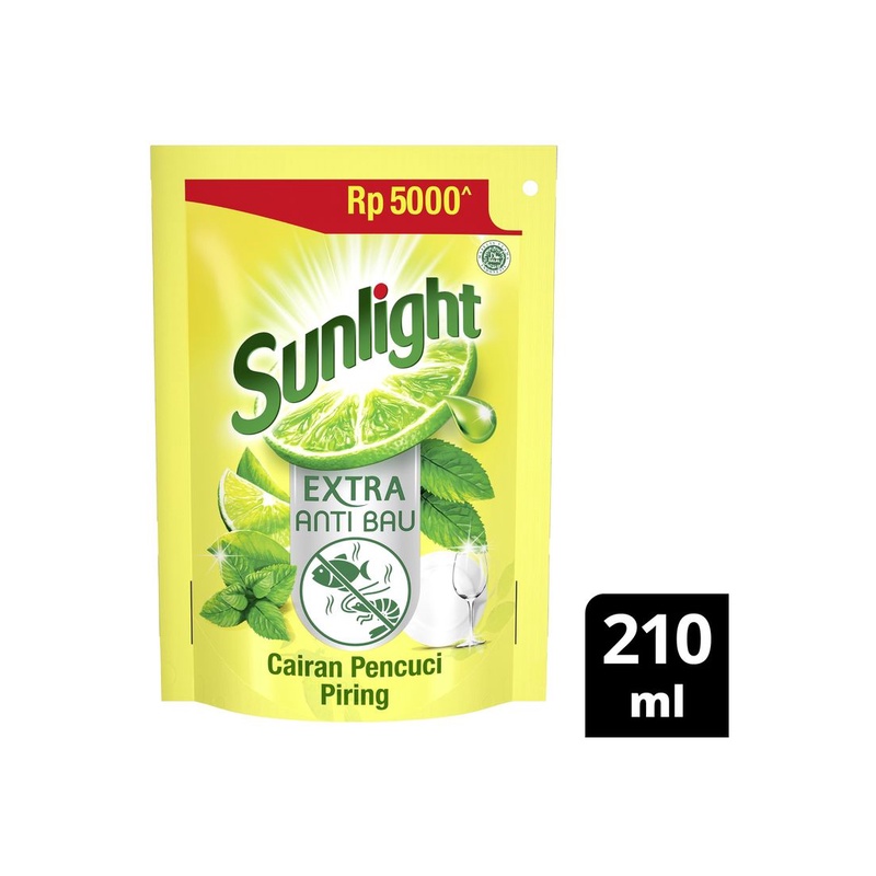 Jual SUNLIGHT PENCUCI PIRING JERUK NIPIS & DAUN MINT 210 ML | Shopee ...