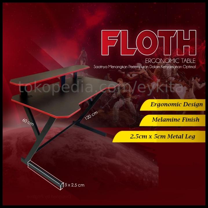 Jual Meja Gaming, Meja Komputer Floth Fl-120(Dalam Kota/Kurir Toko ...