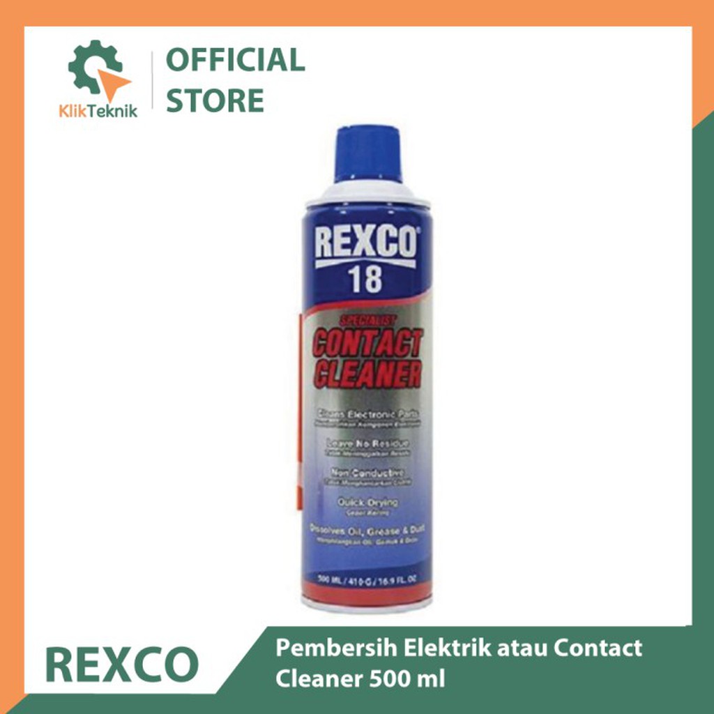 Jual REXCO Pembersih elektrik atau Contact cleaner 500ML REXCO-18 ...