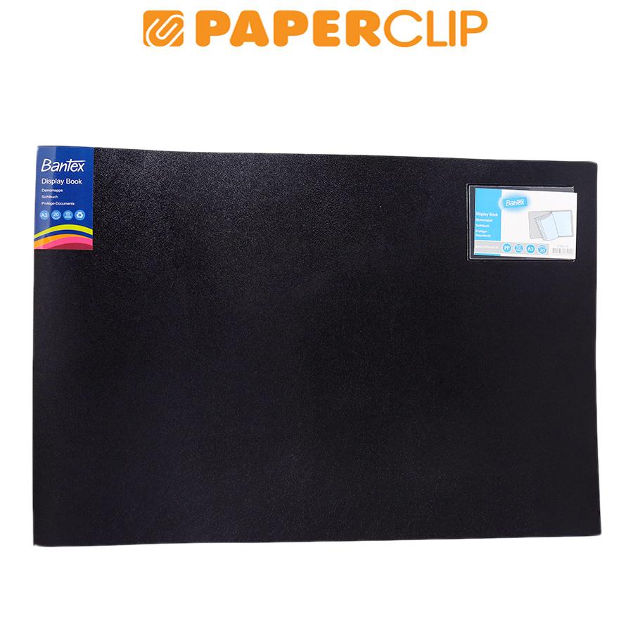 Jual DISPLAY BOOKS / CLEAR HOLDER BANTEX 3164 A3/20 10 BLACK | Shopee ...