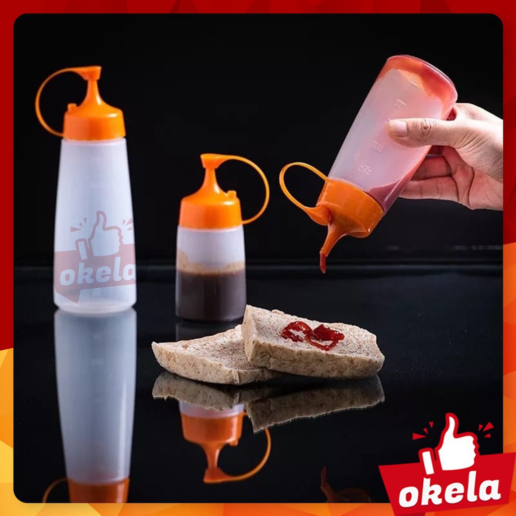 Jual Okela - Botol Kecap Saus Sauce Plastik Tempat Penyimpanan Gula ...