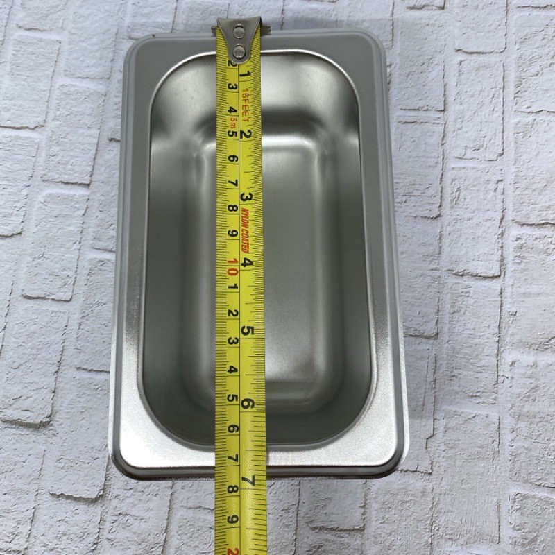 Jual insert 1/9 10cm chafing gastronom food pan stainless steel tebal ...