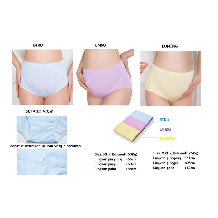Jual Maternity Pant / Celana Dalam Ibu Hamil / Celana Dalam Hamil - MPC05 | Shopee Indonesia