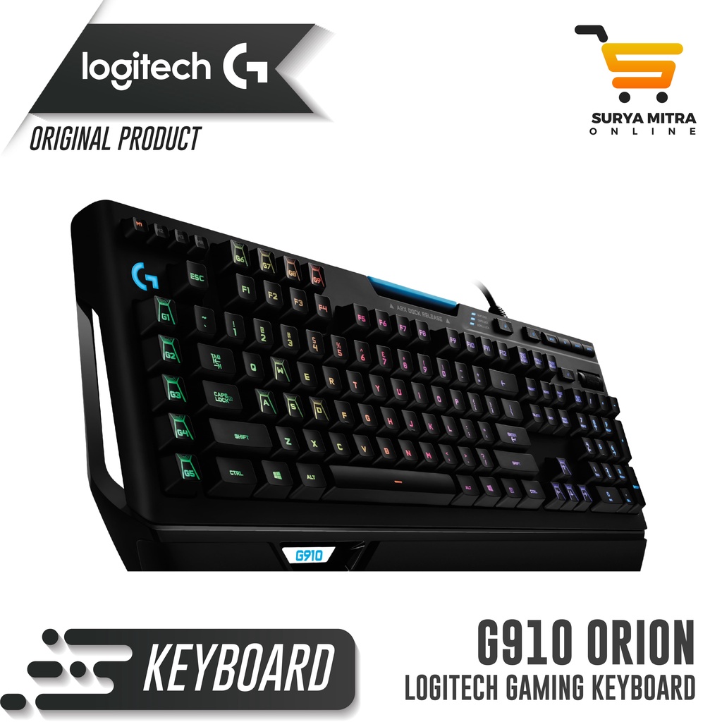 Jual LOGITECH G910 ORION SPARK RGB MECHANICAL GAMING KEYBOARD | Shopee ...