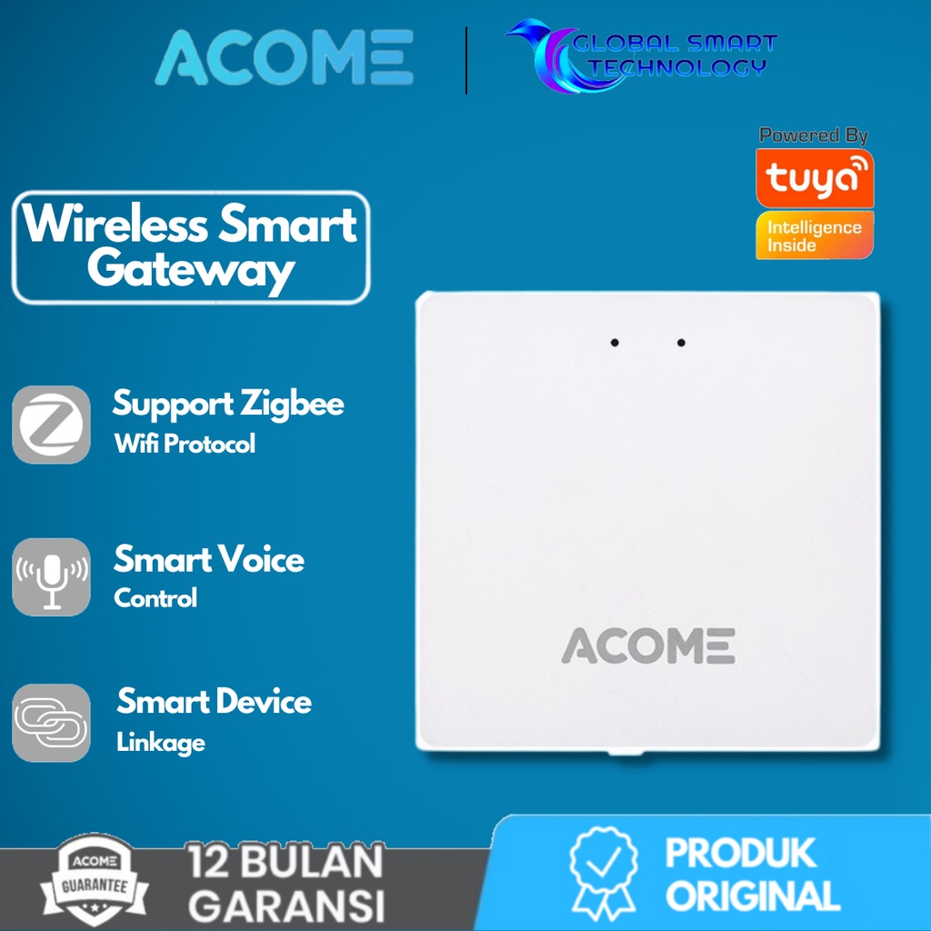 Jual ACOME AI-GW02 Smart Multimode Gateway Smart Control - Garansi ...