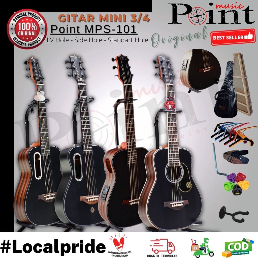 Jual Gitar Junior mini 3/4 akustik dan akustik elektrik Original Point ...