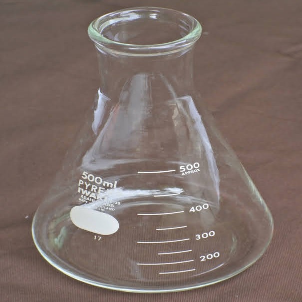 Jual Erlenmeyer Flask 500 ml IWAKI PYREX | Shopee Indonesia