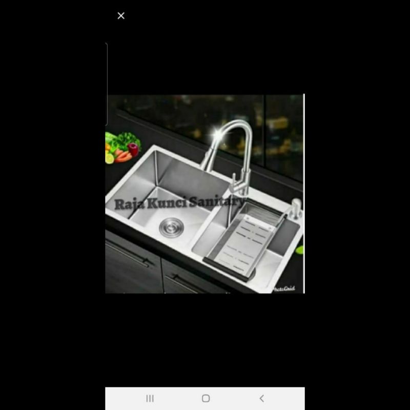 Jual INOBE KITCHEN SINK STAINLESS SET LENGKAP | Shopee Indonesia