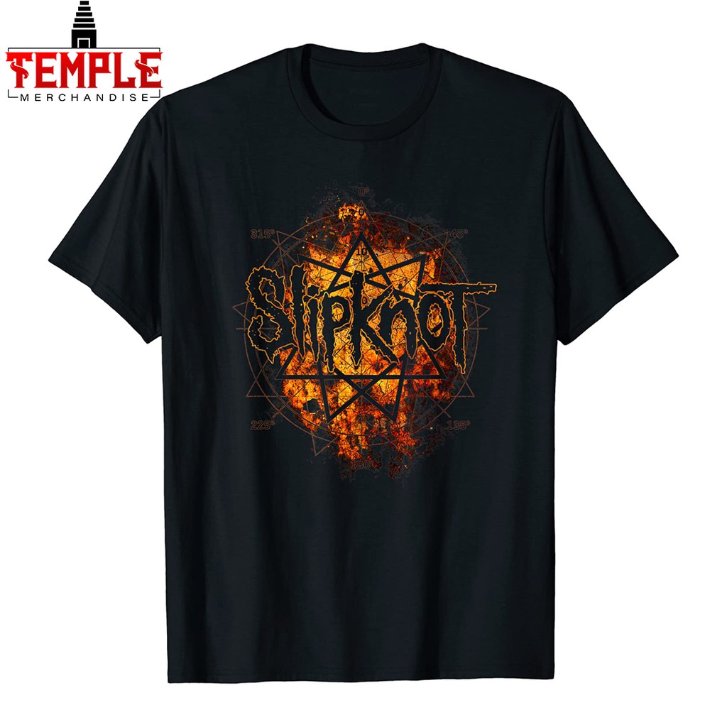 Jual Baju Kaos Band Slipknot Official Snuff Flames T-Shirt Atasan Murah ...