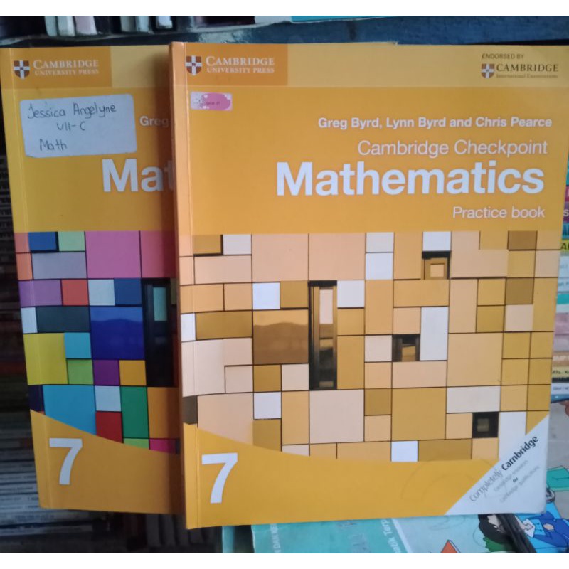 Jual Cambridge checkpoint mathematics 7 . Sepaket-Original | Shopee ...