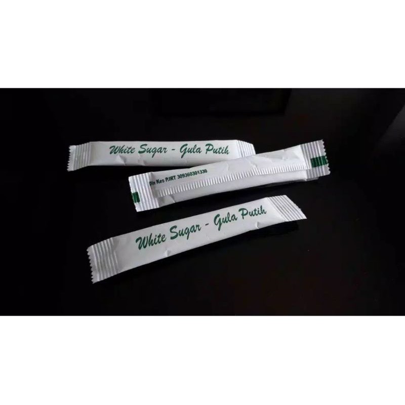Jual Gula Putih. Stik Isi 125 White Sugar Saset Sachet kemasan Gula ...