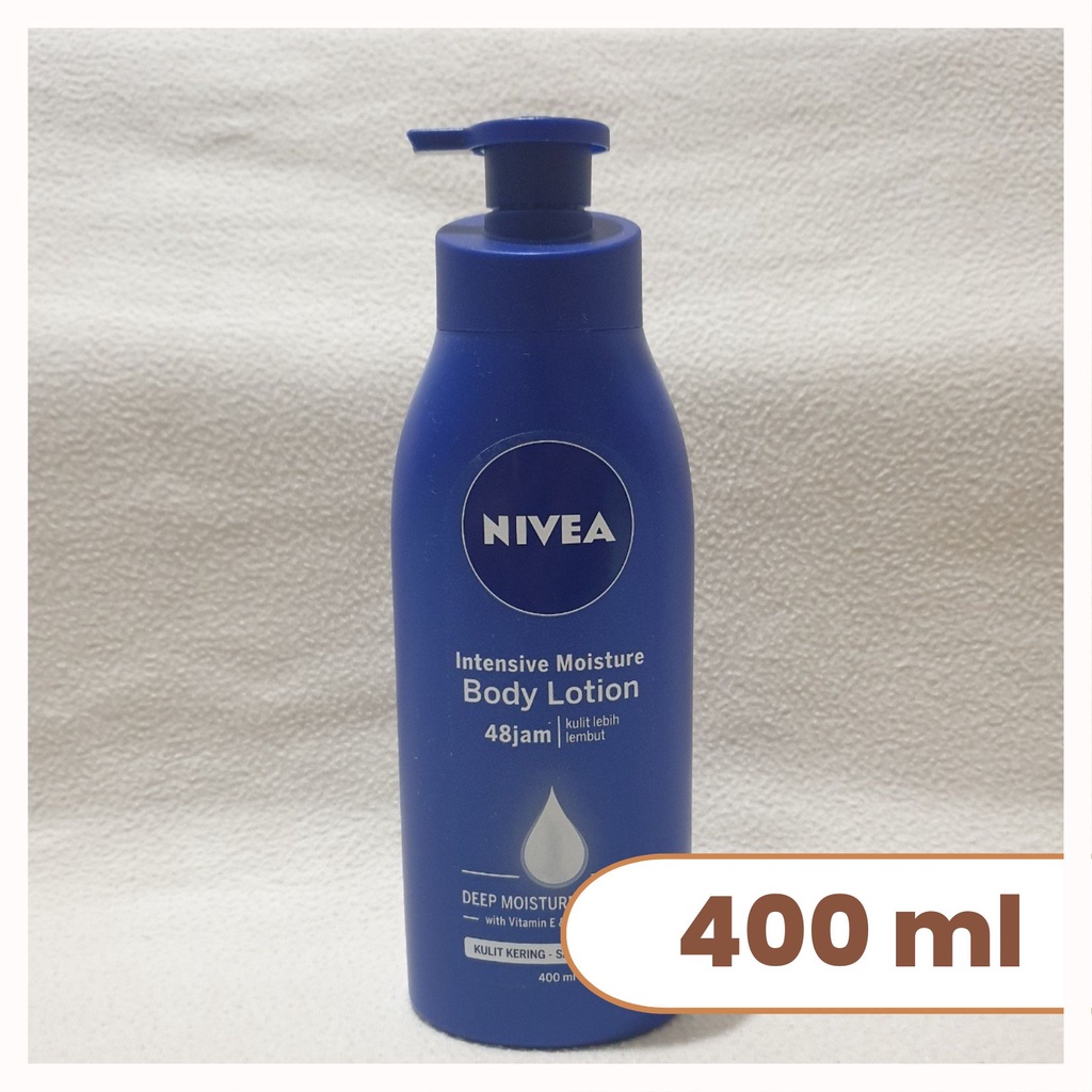Jual Nivea Intensive Moisture Body Lotion 400 ml (Kemasan Botol Pump) | Shopee Indonesia