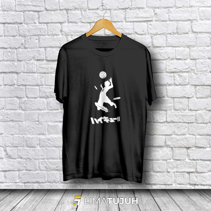 Jual Kaos Haikyuu Hinata Siluet Baju Anime Bahan Premium 30s (ICS ...
