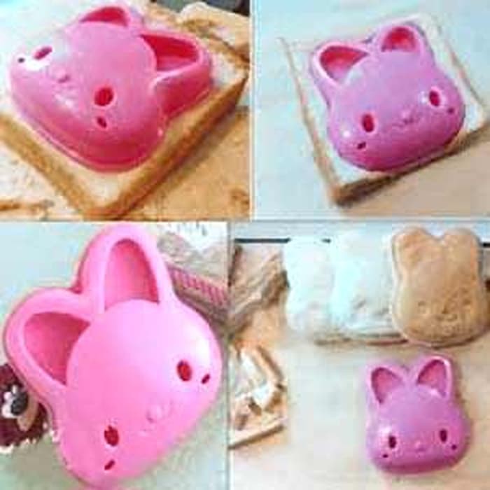 Jual Cetakan Roti Kelinci Bunny Rabbit Cookies Kue Bread Mold Nasi ...