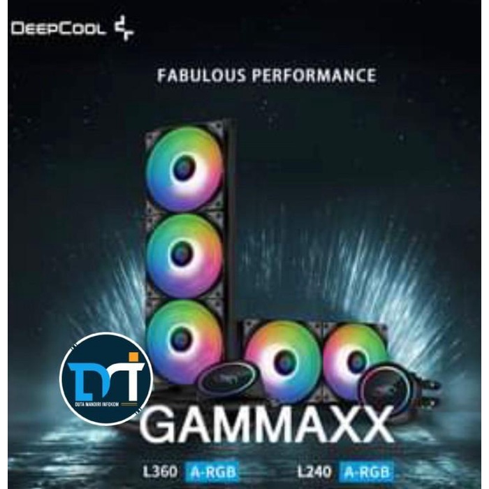 Jual Deepcool Gammaxx L240 I L360 A-RGB - AIO Liquid CPU Cooler Intel ...