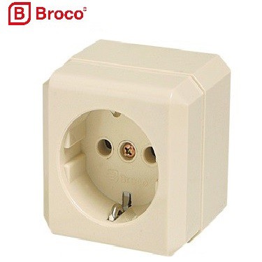 Jual Broco Stop Kontak Tempel 15410 Cream - Stop Kontak Outbow Broco ...
