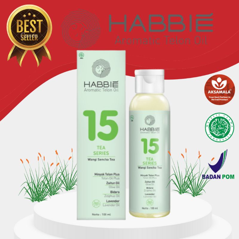 Jual HABBIE Aromatic Telon Oil Plus Varian No. 15 Sencha Tea 100 ML ...