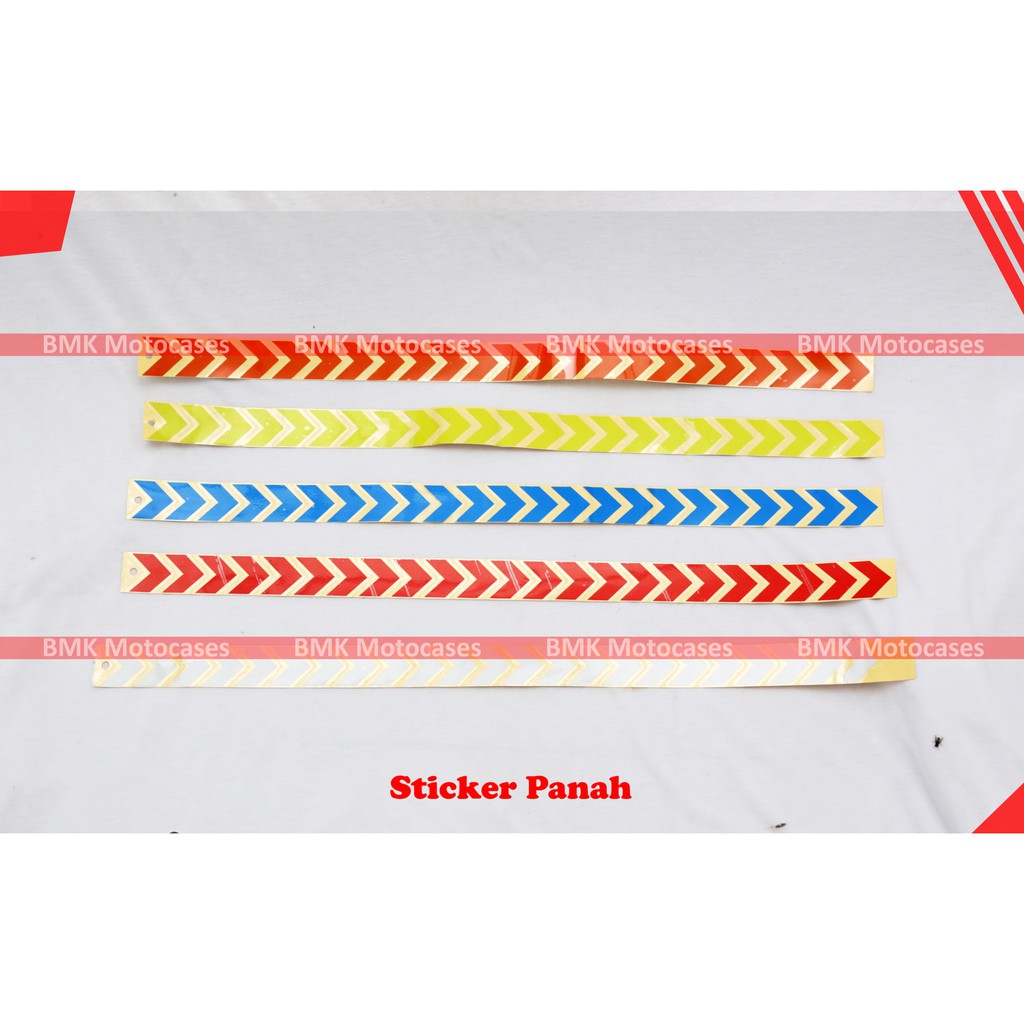 Jual Stiker Panah Sticker Line Fosfor Reflektif Box Motor Touring Shad ...