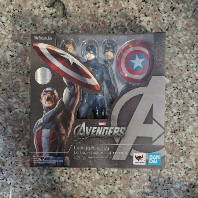 Jual SHF Figuarts Marvel Avengers Captain America Avengers Assemble ...