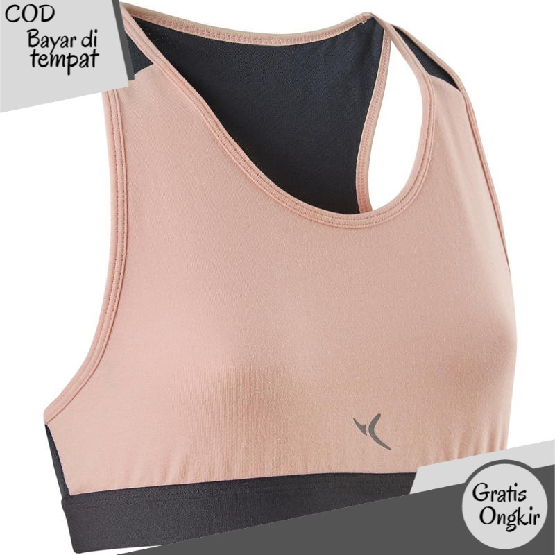 Jual Decathlon Domyos Fitness Bra Anak Brassière 500 Tg G Sports Bra ...