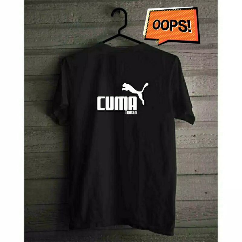 Jual KAOS PLESETAN PUMA BAJU PLESETAN CUMA TEMAN | Shopee Indonesia