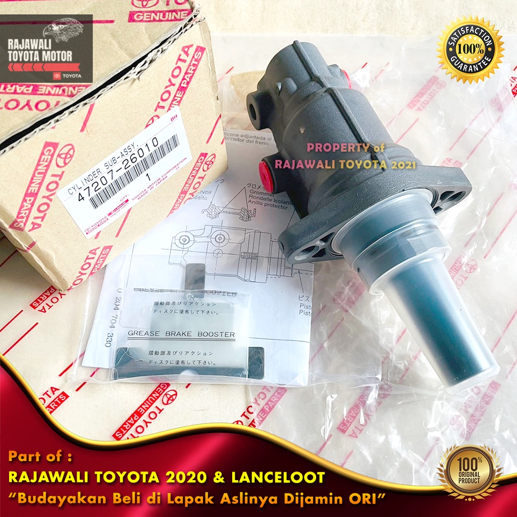 Jual Besi Master Rem Hiace Commuter 2005-2021 Brake Booster Cylinder ...