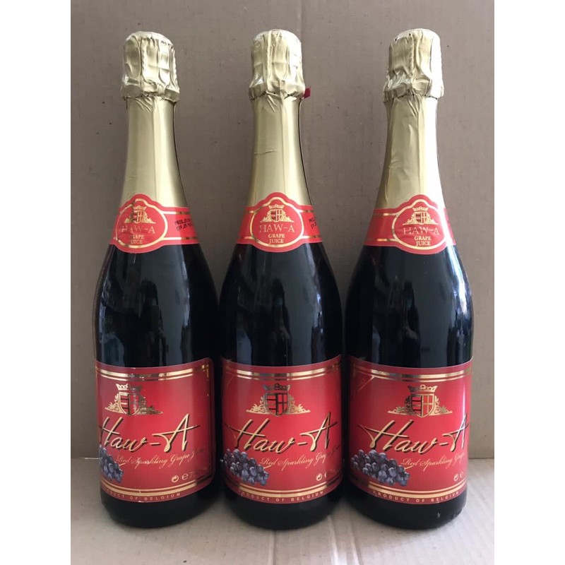 Jual HAW A RED SPARKLING GRAPE JUICE 750ml NON ALKOHOL / WINE SANGJIT ...