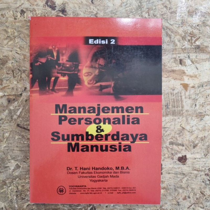 Jual Manajemen Personalia & Sumber Daya Manusia Edisi 2 Dr. T. Hani ...