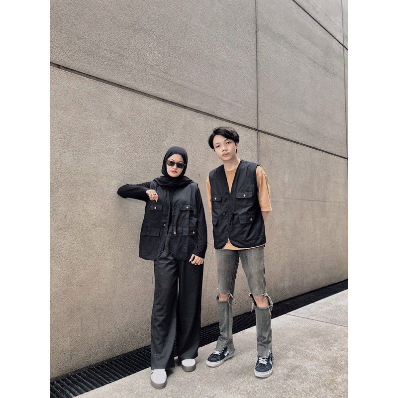 Jual Rompi Knit Vest pria wanita Unisex | Shopee Indonesia