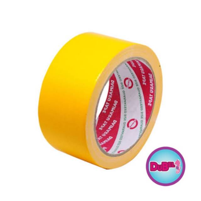 Jual Cloth Tape Kuning / Lakban Kain Warna Kuning Daimaru 48mm / Lakban ...