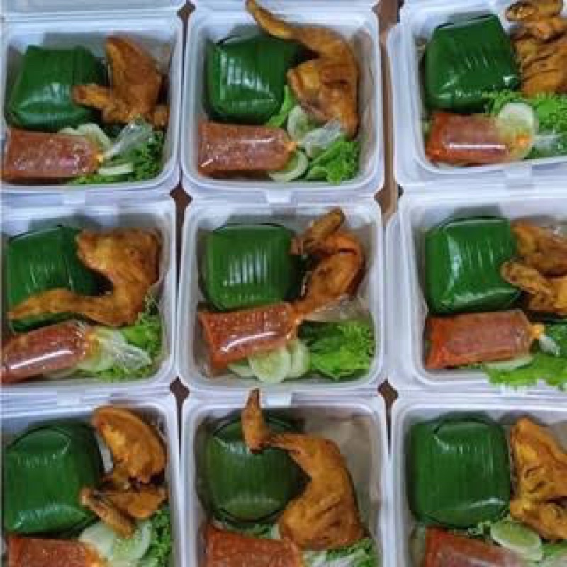 Jual NASI KOTAK TIMBEL / LIWET / UDUK AYAM GORENG | Shopee Indonesia