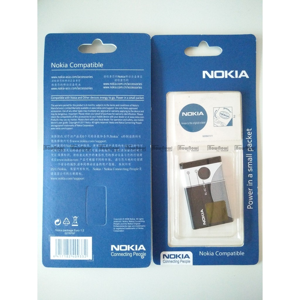 Jual Baterai Nokia BL-5C BL5C Original ORI OEM Batre Battery Batu ...