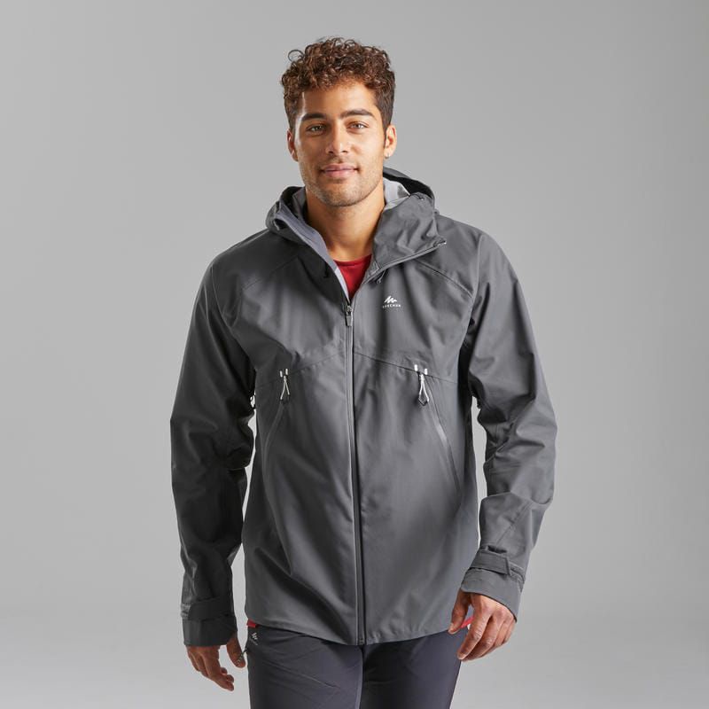 Jual Decathlon Quechua jacket Mh500 Man grey | Shopee Indonesia