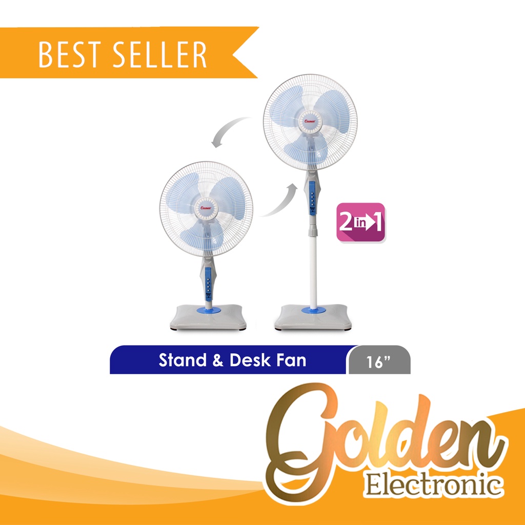 Jual Stand Fan 16" Cosmos 16-SNQ Kipas Angin Berdiri Cosmos 16SNQ Kipas ...