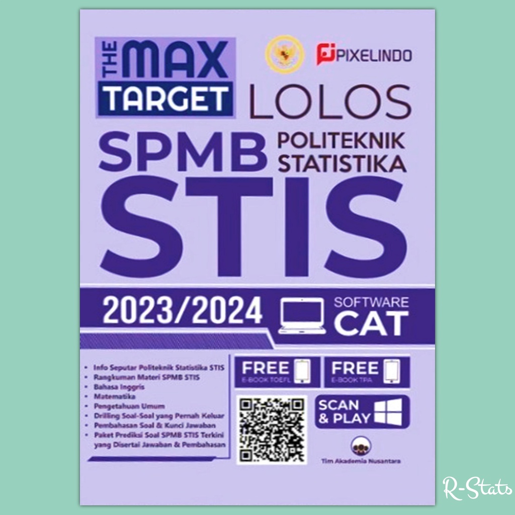Jual Buku STIS 2023 2024 - Latihan Soal dan Pembahasan Ujian Tes Masuk ... Jual Buku STIS 2023 2024 - Latihan Soal dan Pembahasan Ujian Tes Masuk ...