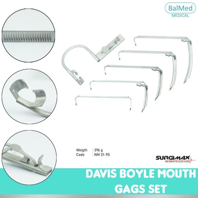 Jual Surgimax Davis Boyle Mouth Gags Set | Shopee Indonesia