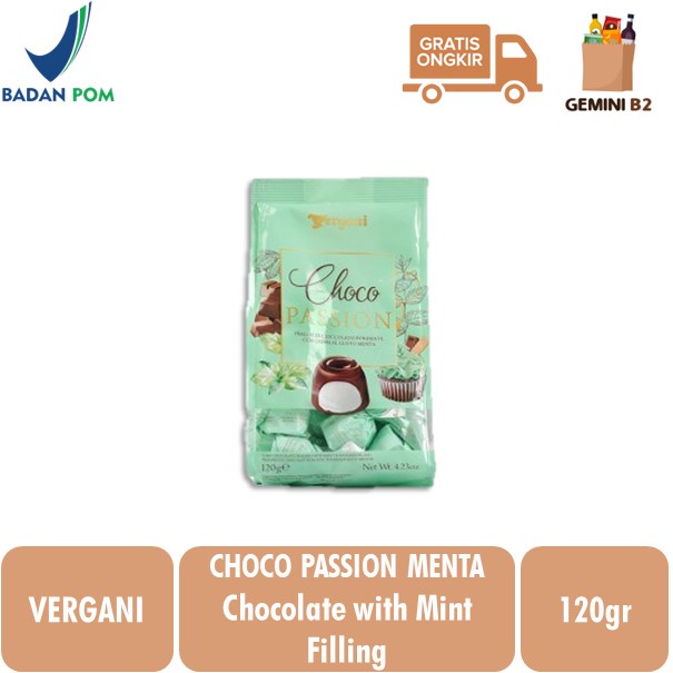 Jual Vergani Choco Passion Menta / Cokelat Praline rasa Mint 120GR ...