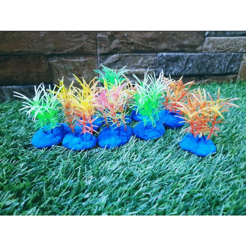 Jual hiasan aquarium rumput aquarium.aquacape | Shopee Indonesia