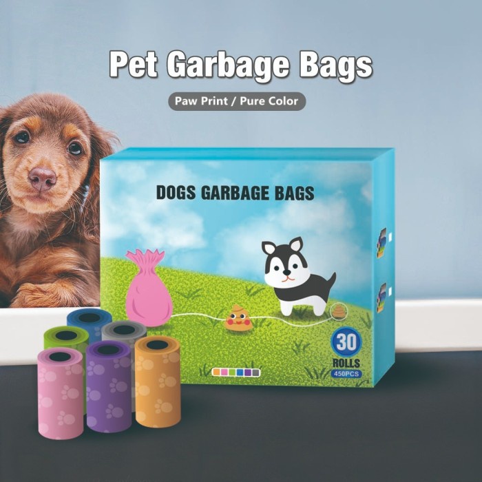 Jual Dogs Garbage Bags/Poop Bag (Kantong Sampah Untuk Kotoran Anjing ...